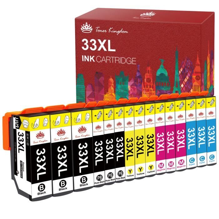 TONER KINGDOM 15 Pack Cartouche Epson XP-7100 XP-540 XP-530 XP-640 XP ...