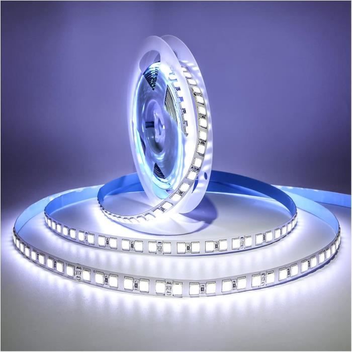 Ruban Led 24V, Bande Led 6000K Blanc 5M 5054 Ip20 120 Leds-M, Total 600 ...