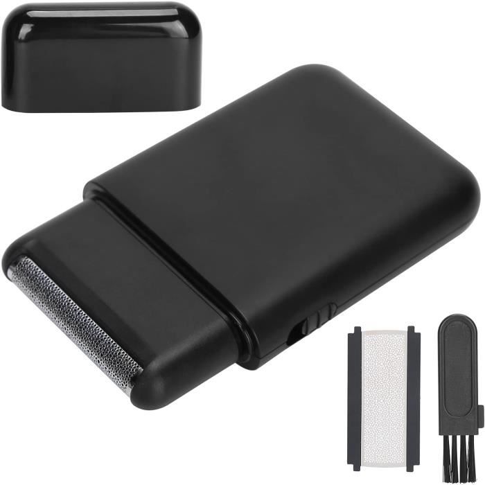 Mini rasoir électrique pour hommes, tondeuse à barbe avec chargeur USB ...