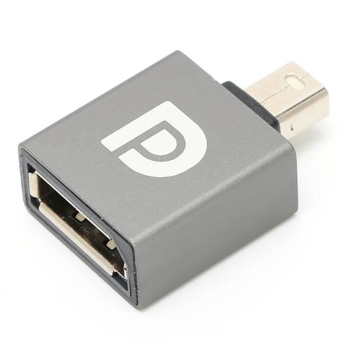 HIB Mini adaptateur DP mâle vers DP femelle 8K 60Hz 7680x4320 pour ...