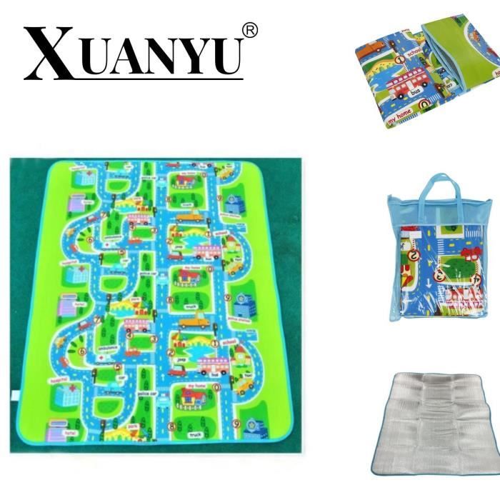 Tapis de Jeu XUANYU - Circuit Voiture de Course - Enfant - Mixte - 1.6m ...