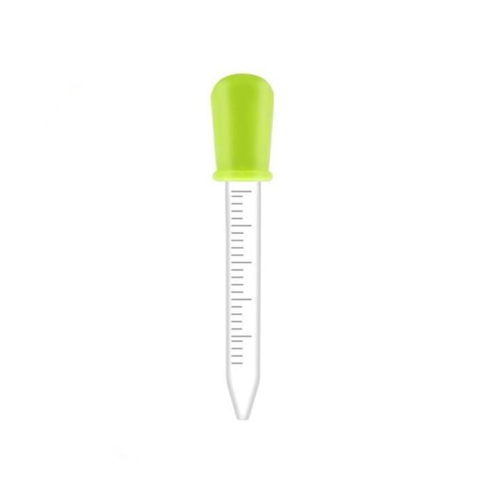 COUVERTS BEBE,green--Pipette compte gouttes en Silicone pour bébé ...