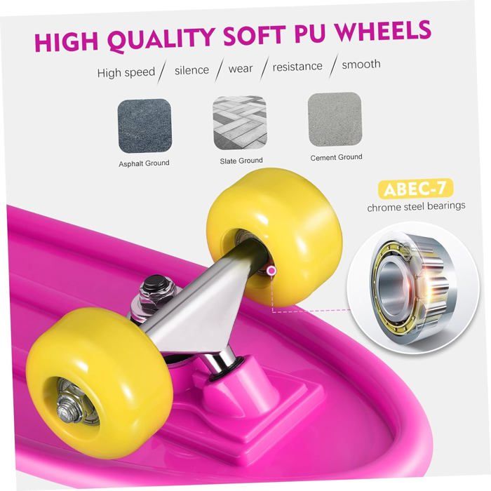 Planche À Roulettes Adultes Planche À Roulettes À Double Coup De Pied ...