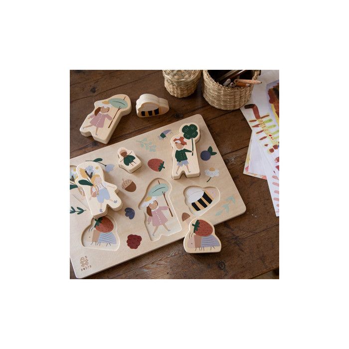 Grand puzzle en bois Pixie Land - Cdiscount Puériculture & Eveil bébé