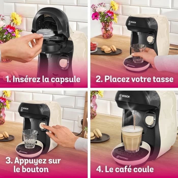 Bosch Tassimo Happy TAS1007 – Machine à café à capsules – Cafetière ...
