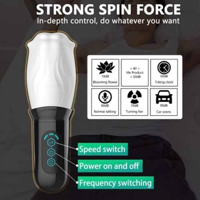 Masturbâteur Cup Va Et Vient Automatique Rechargeable Homme Avec Voix ...