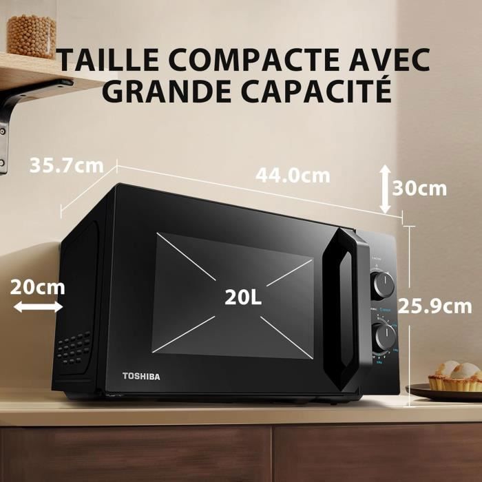 Micro-Ondes 20L Mw2-Mm20P(Bk), Micro-Ondes Sur Pied, 800W, 5 Niveaux De Puissance, Avec ...