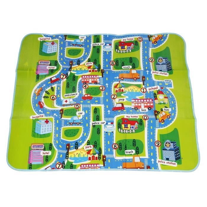 Tapis de Jeu XUANYU - Circuit Voiture de Course - Enfant - Mixte - 1.6m ...