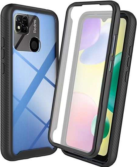 Coque pour Xiaomi Redmi 10A/9C 360° Transparente étui Antichoc avec ...