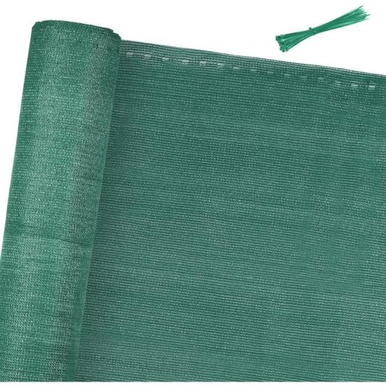 Filet D'Ombrage 1,2 X 10 M Avec Serre-Câble, Tissu Pehd 150 G-M², 90 % D'Ombrage Pour Balcon ...