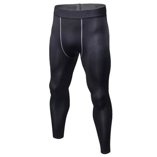 Collant de Compression Homme Thermique pour Fitness - Marque - Noir ...