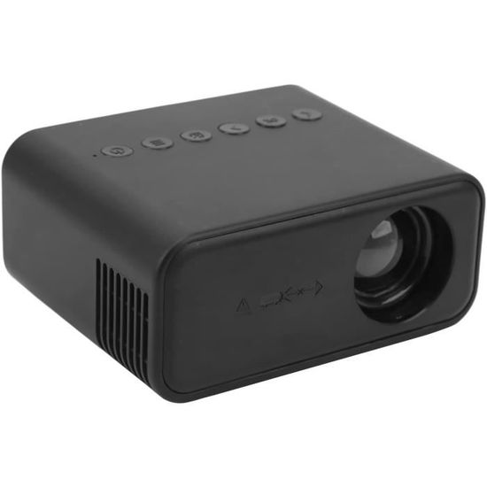 Mini Projecteur Noir 1920X1080 Télécommande Haut-Parleur Intégré ...