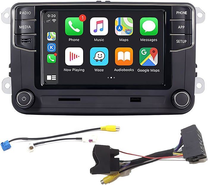MIB Radio RCD360 PRO Android Auto Carplay Compatible pour Golf 5 6 Je ...