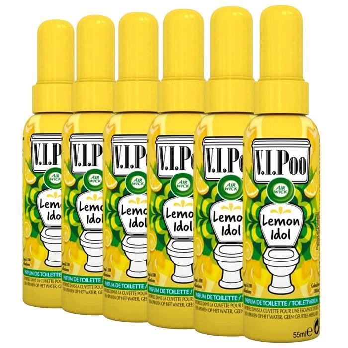 Air Wick Desodorisant WC Spray V.I.Poo Anti Odeur Parfum Lemon Idol 55 ...