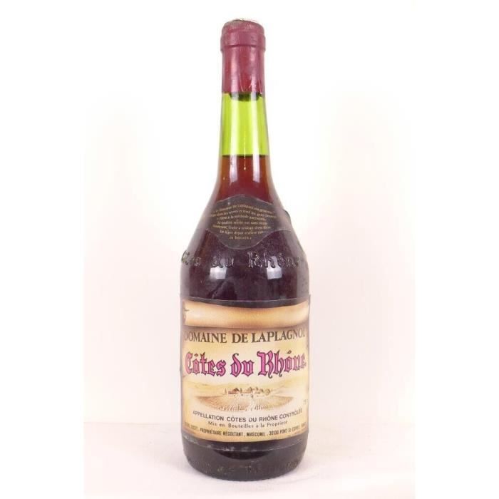 Côtes du rhône domaine de laplagnol pierre coste rouge 1986 - rhône ...