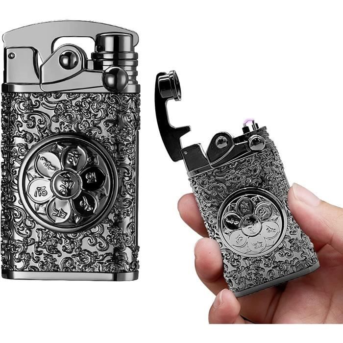 Briquet Electrique Elégante, Briquet Personnalisé à Double Arc avec ...