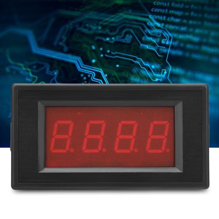 Cikonielf ampèremètre à LED 5135A DC5V 3 1/2 Digit Red LED Digital Panel Meter DC Ampèremètre ...