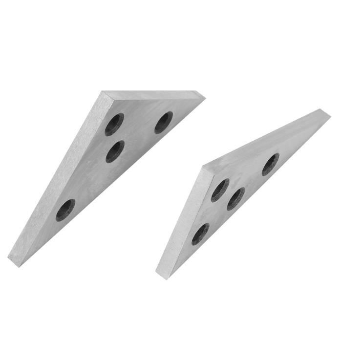 Bloc d'angle - DIOCHE - Ensemble de 2 Blocs - Acier - Précision ±20 ...