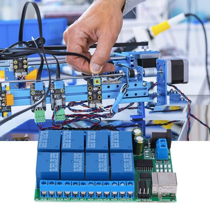 Duokon Module USB UD23A08 Module de relais USB Module de commande d ...