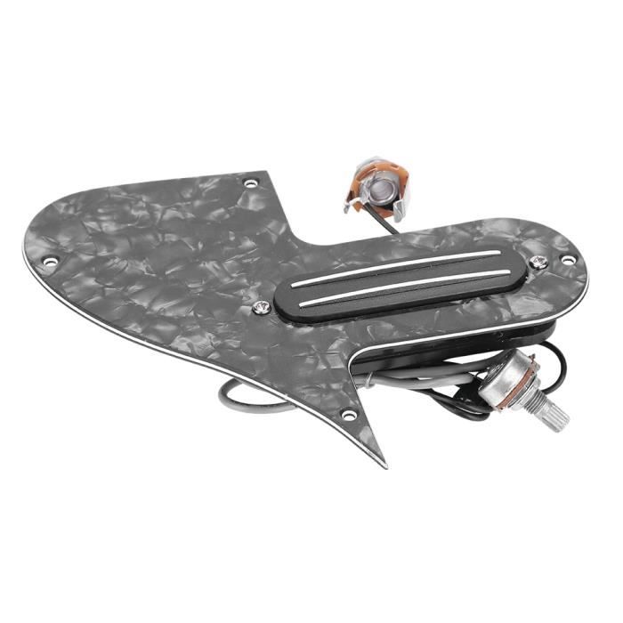 LIA (Le Noir)Micro À Double Rail Pour Guitare Miroir Pickguard A500K ...