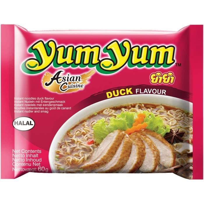Nouilles instantanées YumYum au Canard (lot de 20) - Cdiscount Au quotidien
