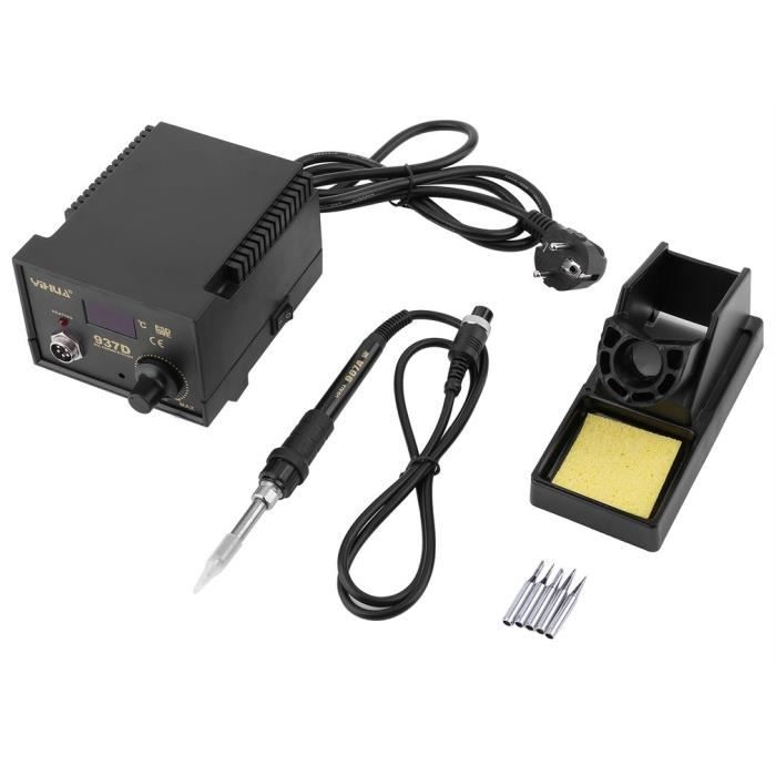 Station de soudage numérique 50W Antistatique température réglable fer ...