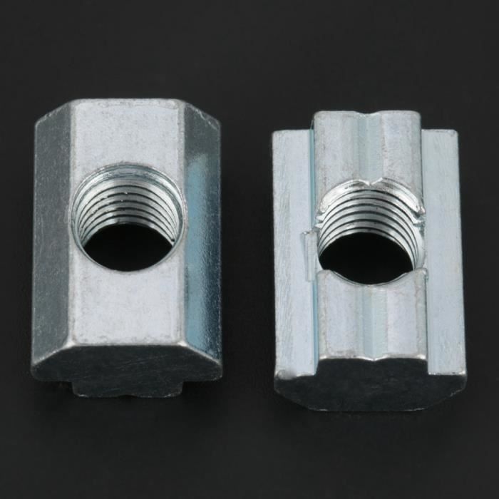 Crou à tête de marteau crou à rainure en T coulissant en acier au carbone zingué pour ...