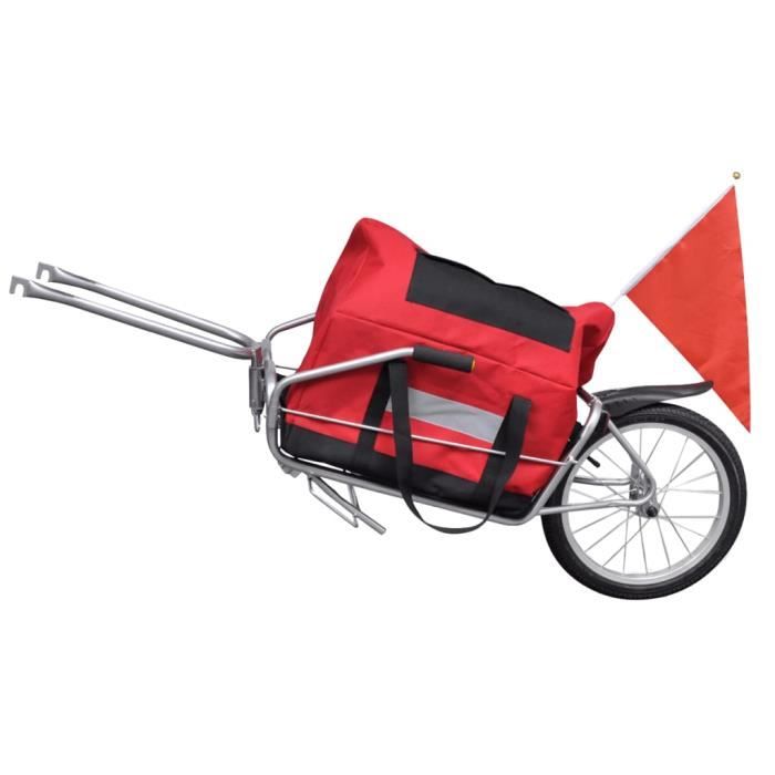 Remorque de vélo à une roue avec sac de rangement - Pwshymi - S26108 - Cdiscount Sport