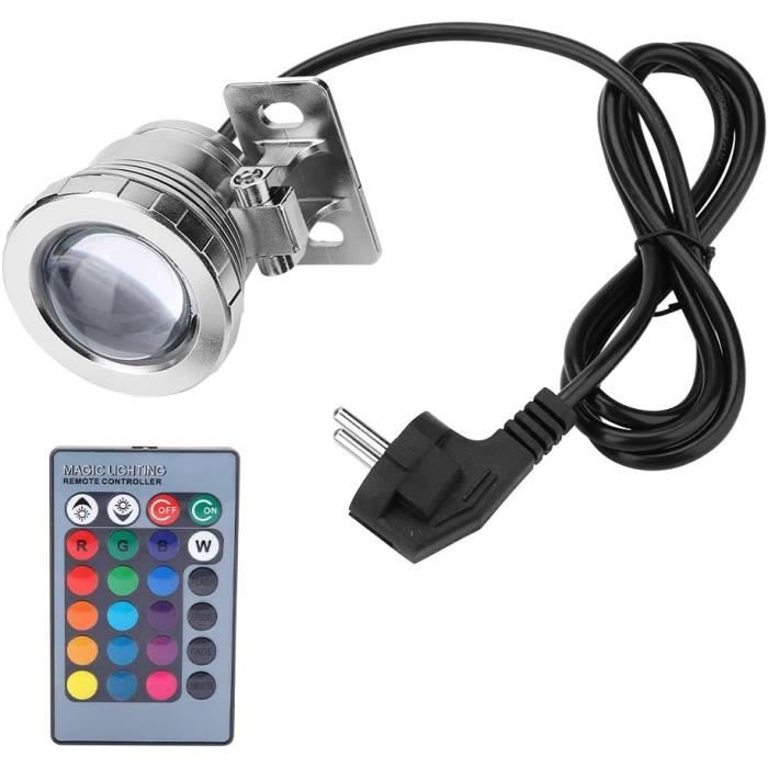 Riuty Projecteur Led Rvb Submersible-10 W-Prise Européenne-Projecteur ...