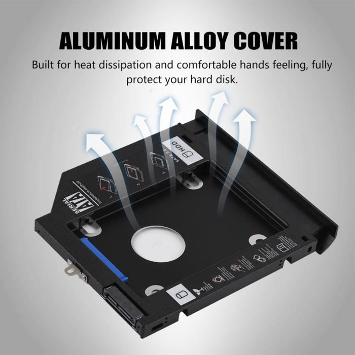 TMISHION support de disque dur Boîtier interne pour ordinateur portable ...
