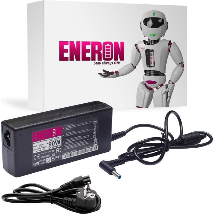 Eneron 90W Chargeur 19.5V 4.62A Cordon De Charge Pour Ordinateur ...