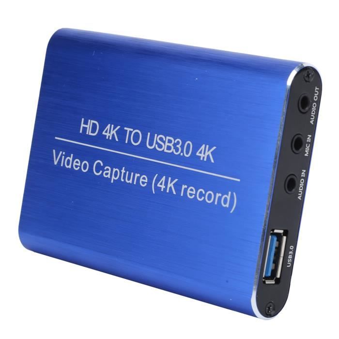 Carte de capture vidéo - VGEBY - Boîte d'enregistrement portable - HDMI ...