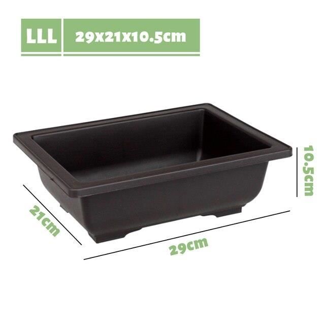 POT DE FLEUR,Rectangle LLL--Plateau de plantes Imitation sable violet ...