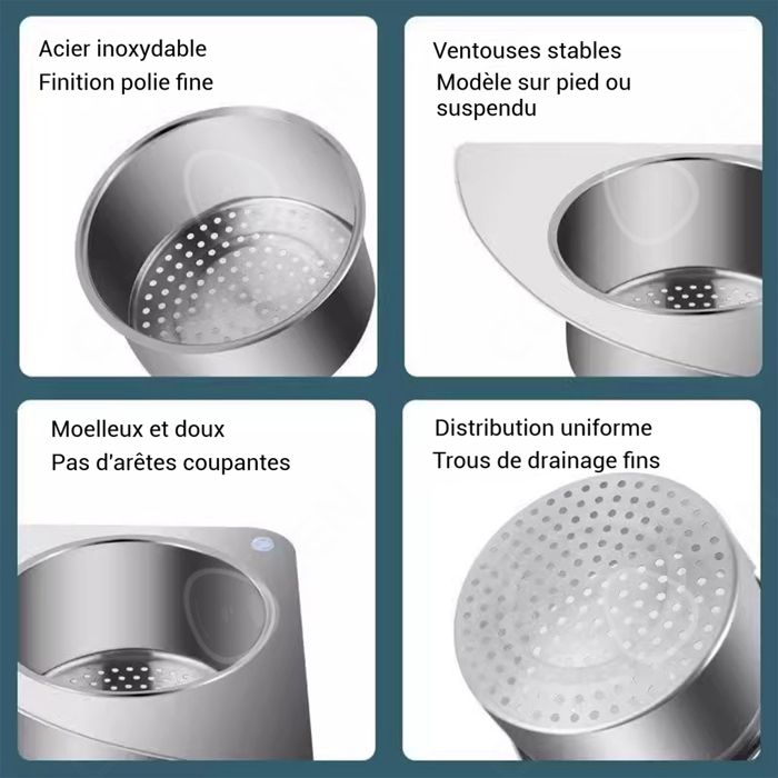 C Grille de filtrage pour évier de cuisine générique en acier ...