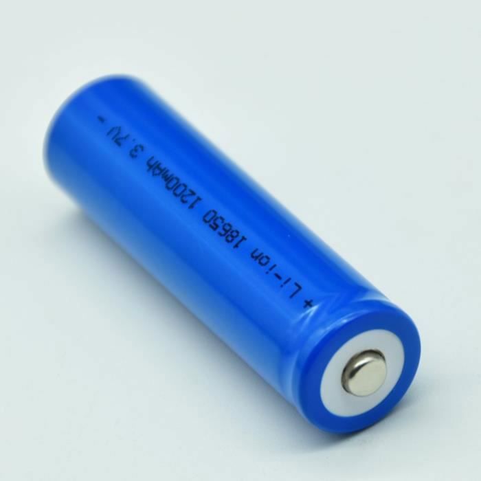INT 4 PILE BATTERIE RECHARGEABLE 18650 3.7V 1200mAh Li-ion PILES ...