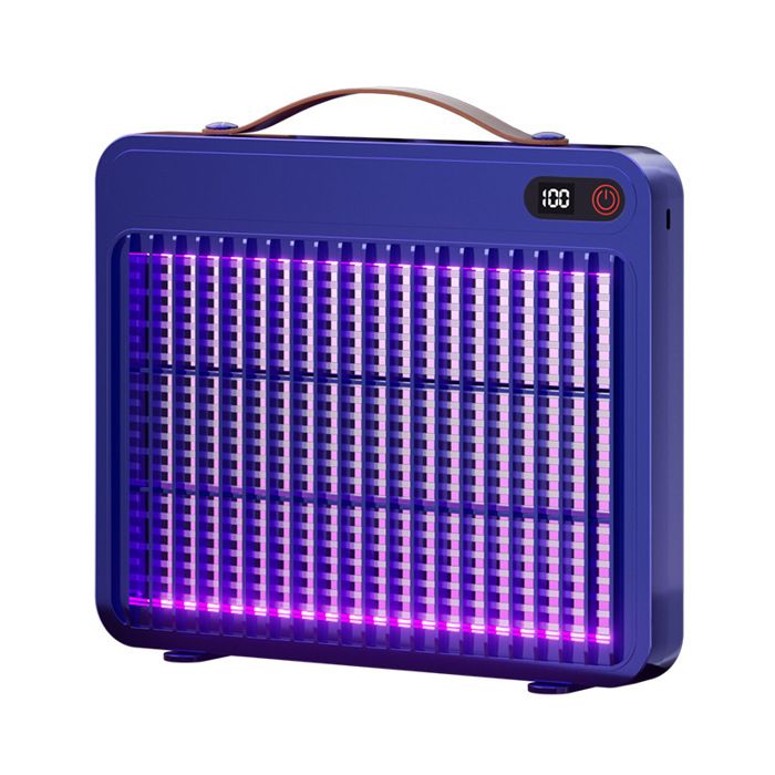 Éliminateur Insectes Bleu Rechargeable USB Anti-Mouches Fixable au Mur ...