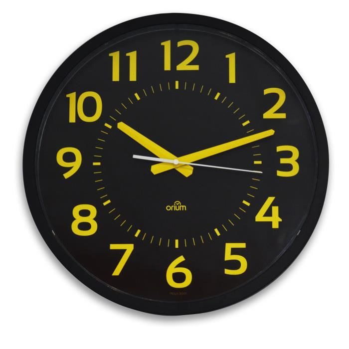 Horloge ORIUM Contraste - Silencieuse - 40 cm - Cdiscount Maison