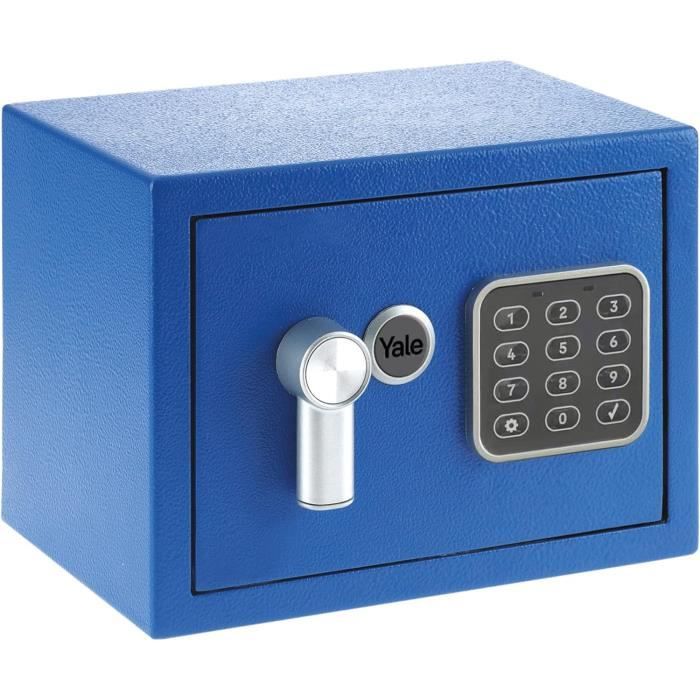 Yale Coffre-Fort Acier à sceller ou Poser - Compact 3.8L - Serrure ...
