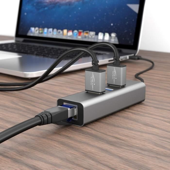 \ Cable Ethernet Cat7 Avec Triple Blindage Ultra-Sécurisé, Câble ...