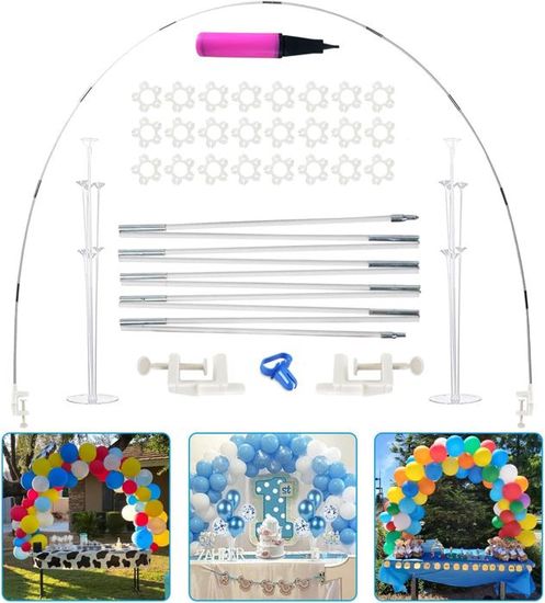 Table Kit Arche De Ballon Structure,Réutilisable Fibre Support Arche ...