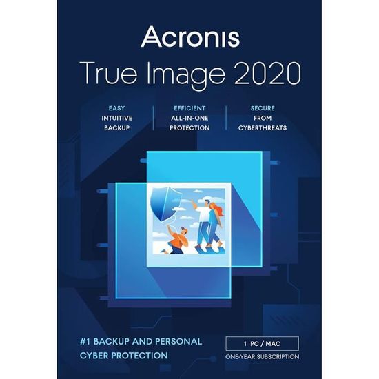 Acronis True Image Premium Box Subscription 1 Ordinateur + 1To Cloud ...