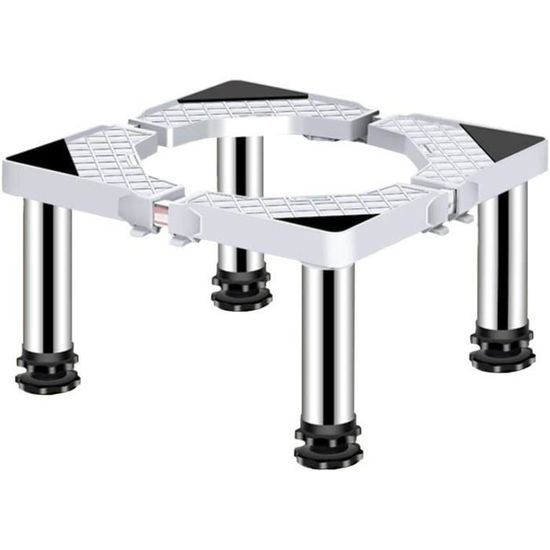 Support de Machine à Laver Base réglable multifonctionnelle 4 Pieds ...