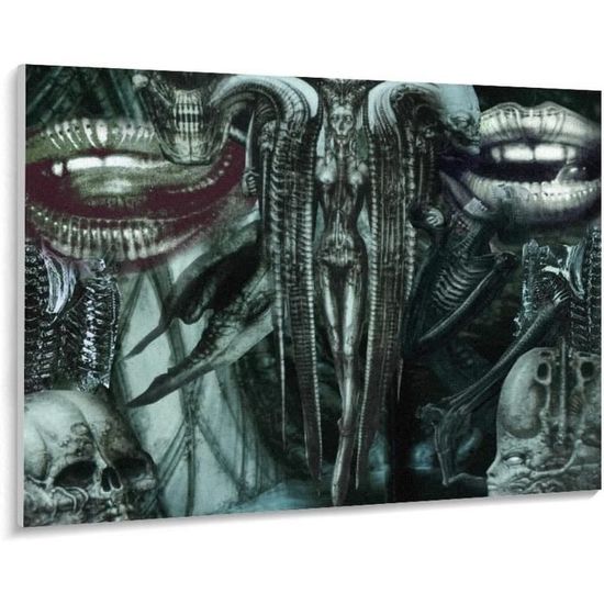 Hr Giger Li Ii Alien Horror Oeuvre Puzzle 1000 Pièces Puzzle En Bois ...