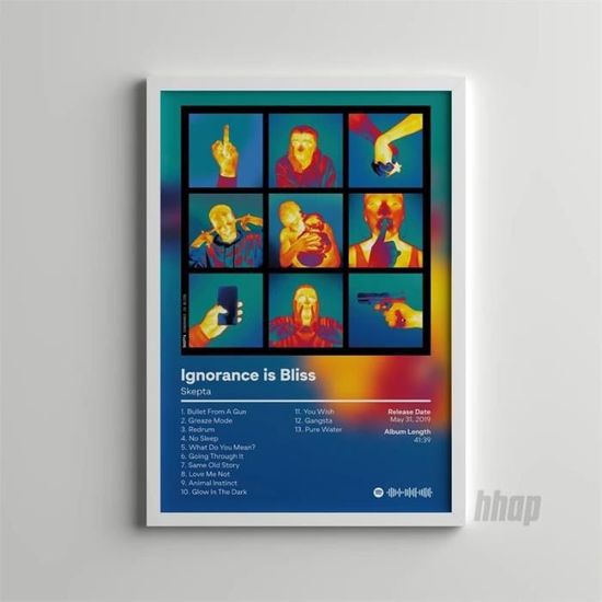 Pop Rap Music Album Cover Artist,Skepta Poster,Aesthetic Hared,Hip Hop ...