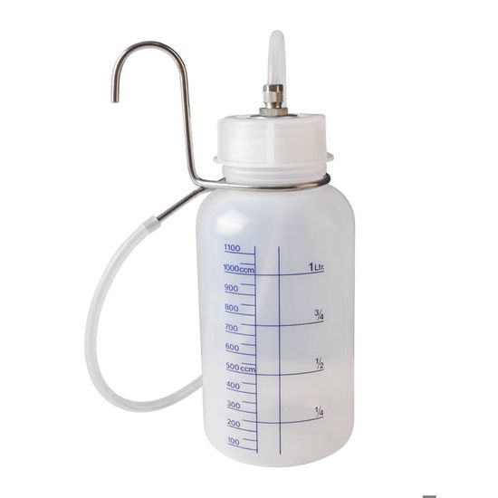 Bidon récupération liquide de frein gradué 1.5L pour purgeurs de freins ...