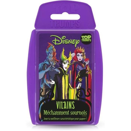 Top trumps - disney vilains - jeux de cartes - jeu de société - version ...
