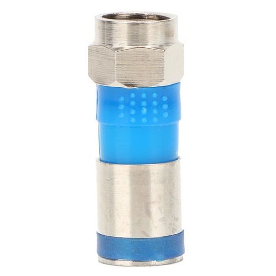 Cikonielf connecteur F 10 pièces RG6 UK connecteur de type F serré F ...