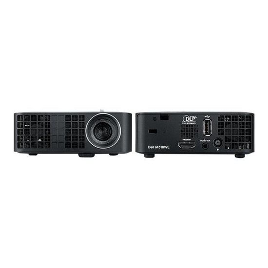 Dell M318WL Projecteur DLP 500 ANSI lumens WXGA (1280 x 800) 16:10 HD ...