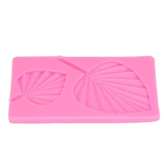 AXOC Forme De Fondant Forme De Silicone Flexible Pelle En éventail ...