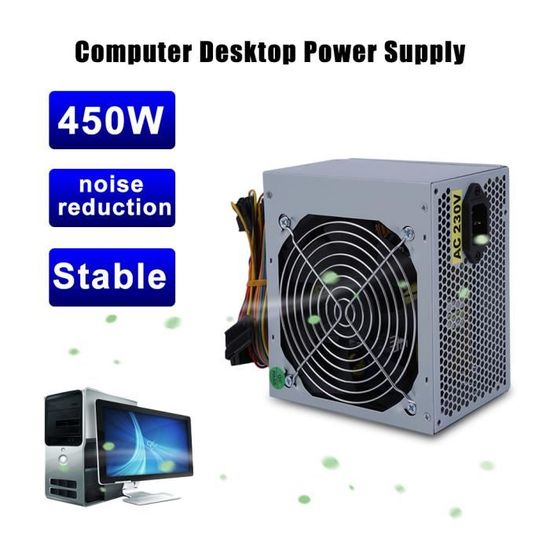 Alimentation PC 300W 450W max - Cdiscount Bricolage